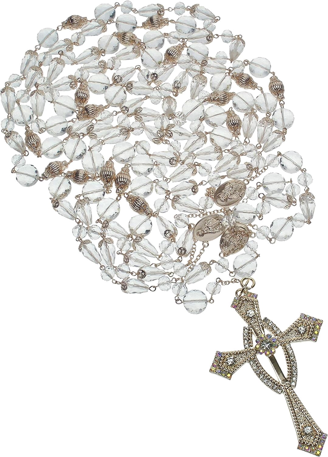 Hispanic Traditional Wedding Crystal and Cross Lasso 107 - Walmart.com