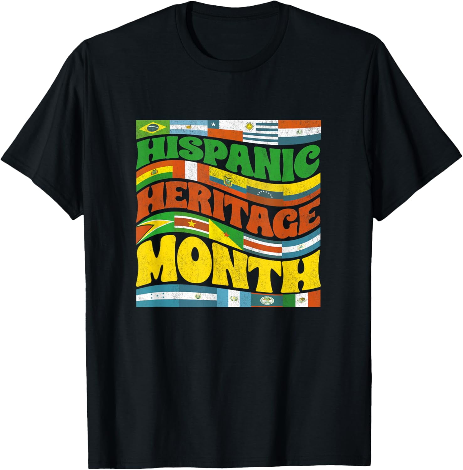 Hispanics - Hispanic Heritage Month Latinx Designs Groovy Hispanic ...