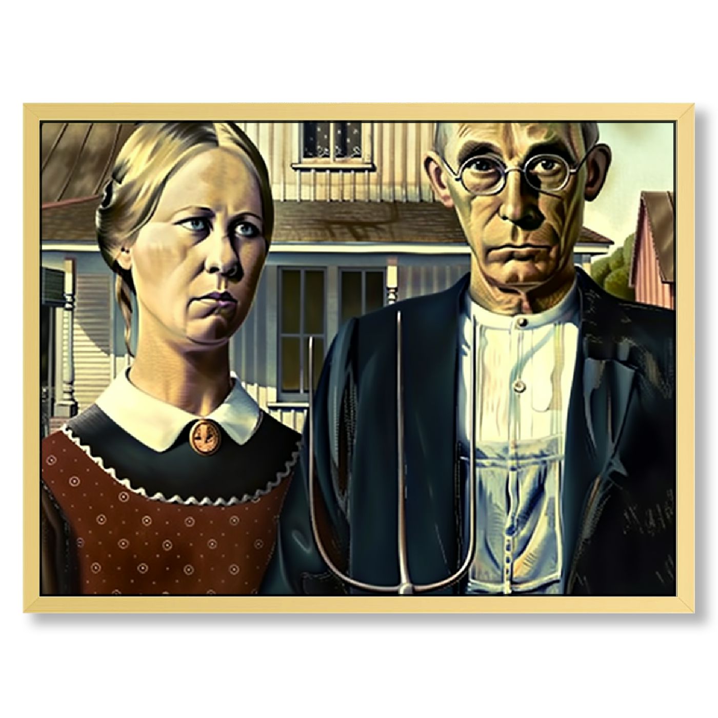 Historic Art by AMERICAN GOTHIC - Walmart.com