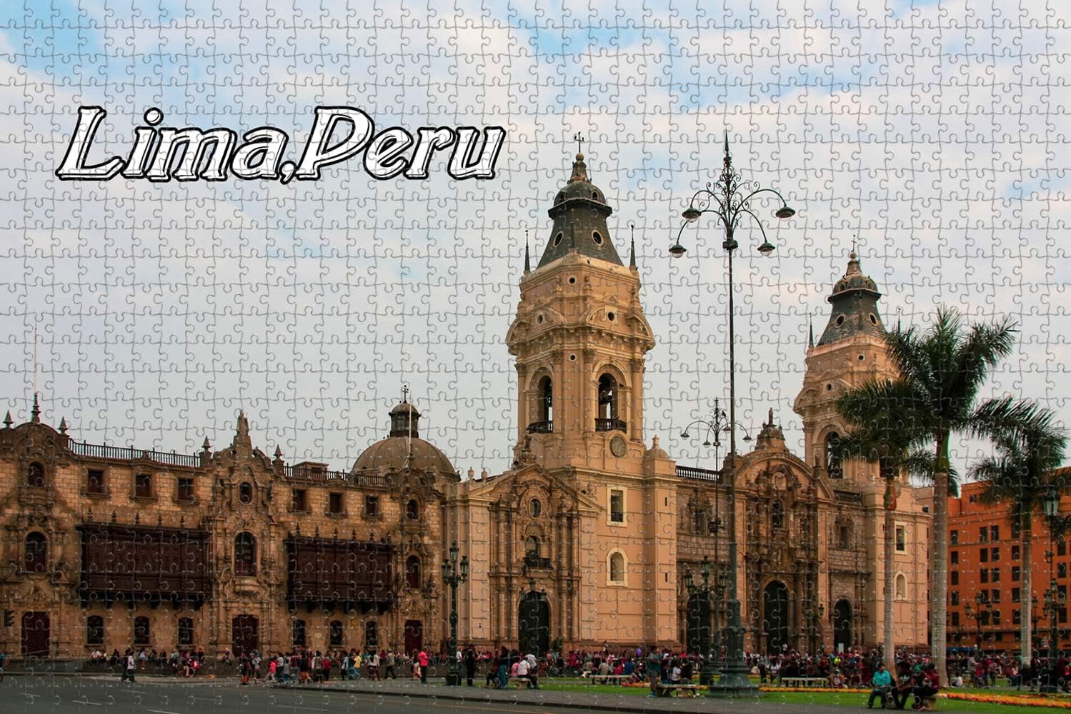 Historic Centre Lima Peru Jigsaw Puzzle 300 Piece for Adults Wooden ...