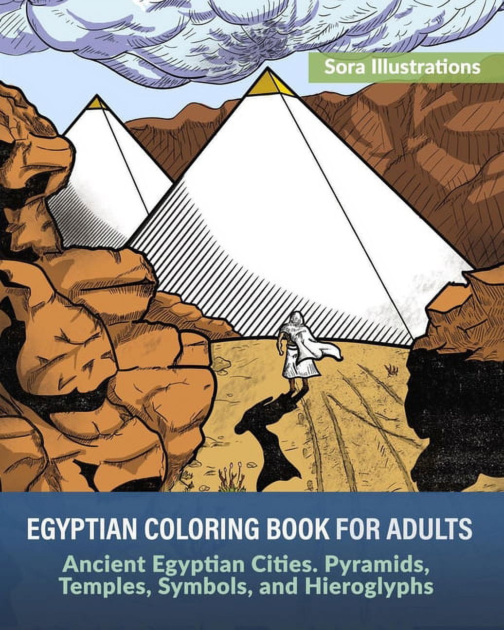 Historic Coloring: Egyptian Coloring Book for Adults: Ancient Egyptian ...