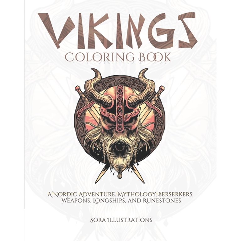 vikings coloring book