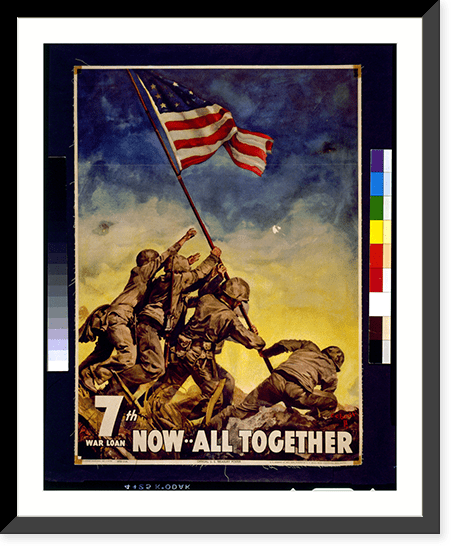 Historic Framed Print, 7th war loan. Now. all together.C.C. Beall from ...