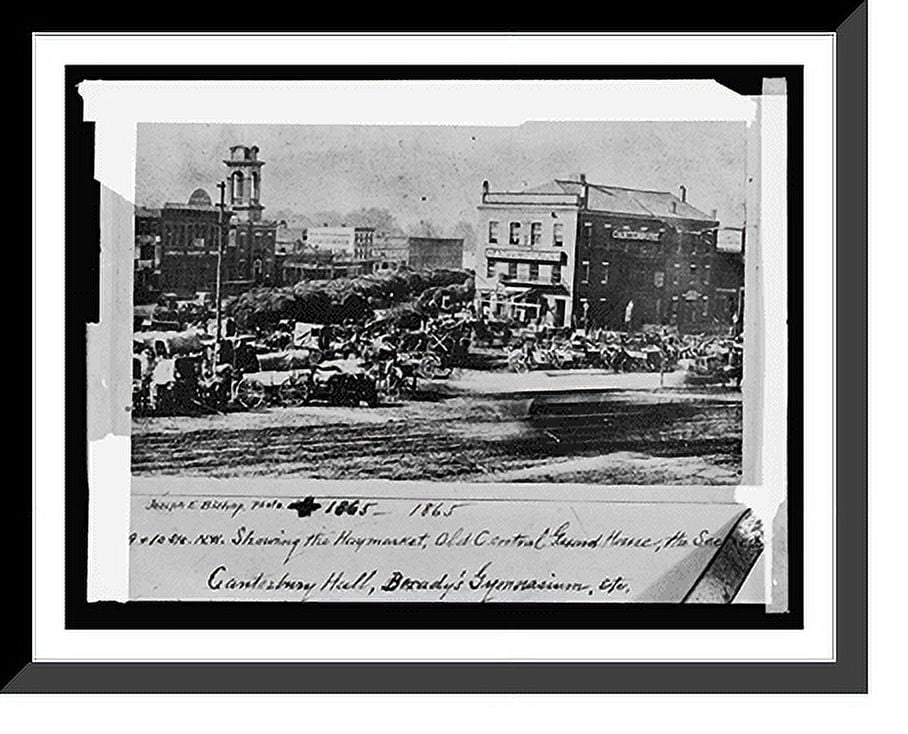 Historic Framed Print, 9 & 10 Sts., N.W., showing the Haymarket, Old ...