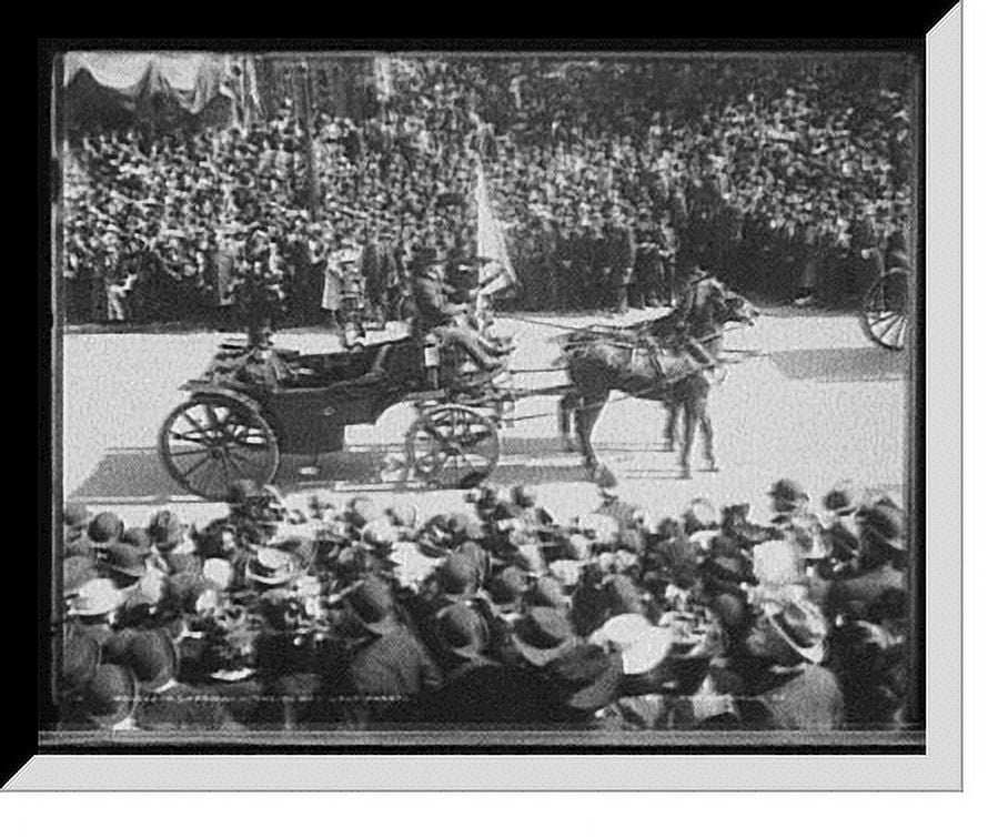 Historic Framed Print, A Carriage in the Dewey Land Parade, 17-7/8" x ...