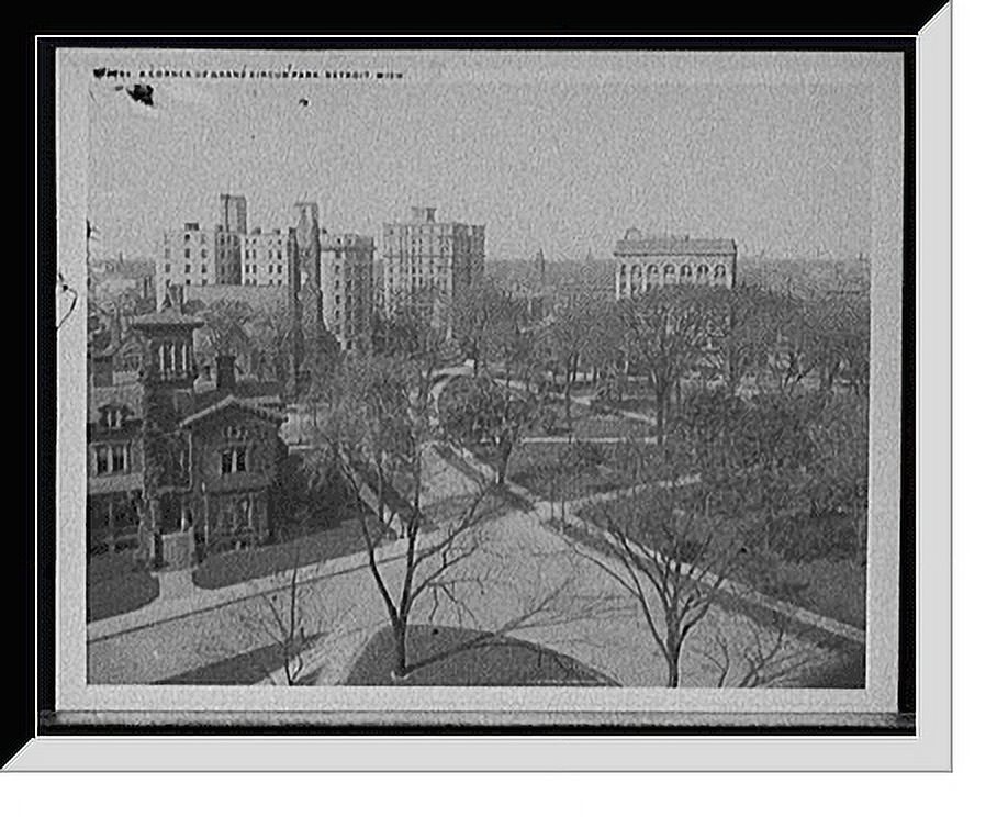 Historic Framed Print, A Corner of Grand Circus Park, Detroit, Mich ...