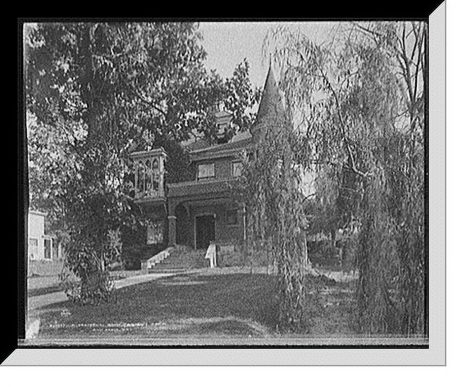 Historic Framed Print, A Fraternity house, Sig Nu, U. of M. [i.e. Sigma ...