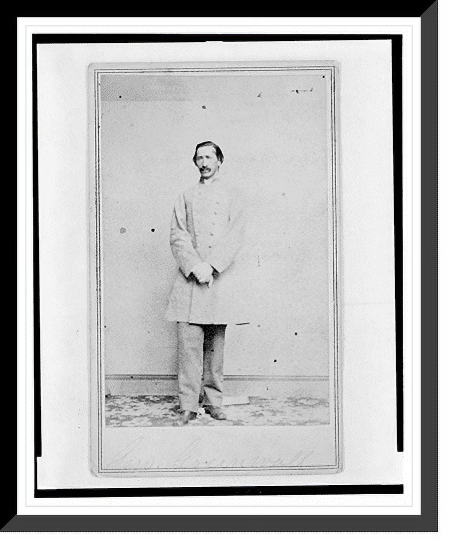 Historic Framed Print, [A.(?) Greenwall, Confederate Army officer, full ...