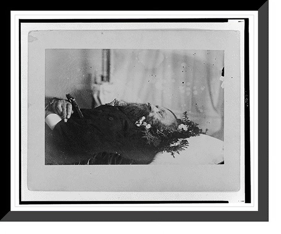 Historic Framed Print, [A dead millionaire at Kiakhta showing the ...