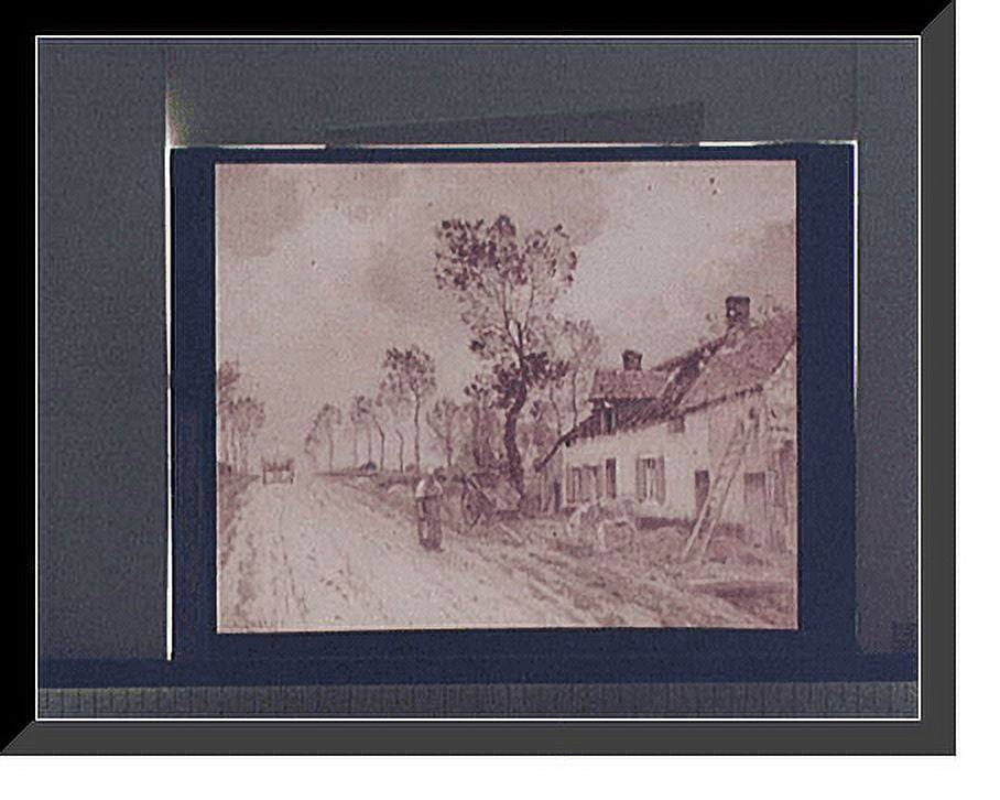 Historic Framed Print, A former royal highway - 2, 17-7/8" x 21-7/8 ...