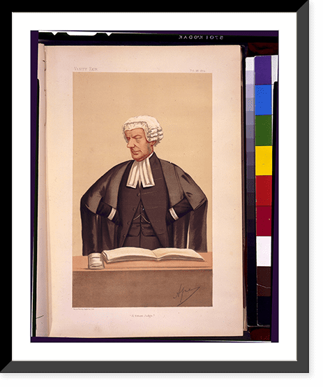 Historic Framed Print, A future judge.Ape ; Vincent Brooks, Day & Son ...