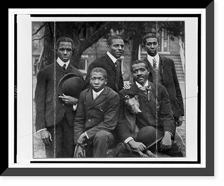 Historic Framed Print, A group of Tuskegee graduates in the medical ...