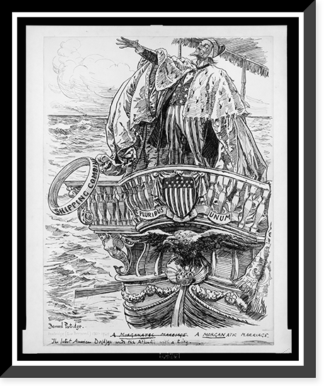 Historic Framed Print, A morganatic marriage. The latest American Do(d ...