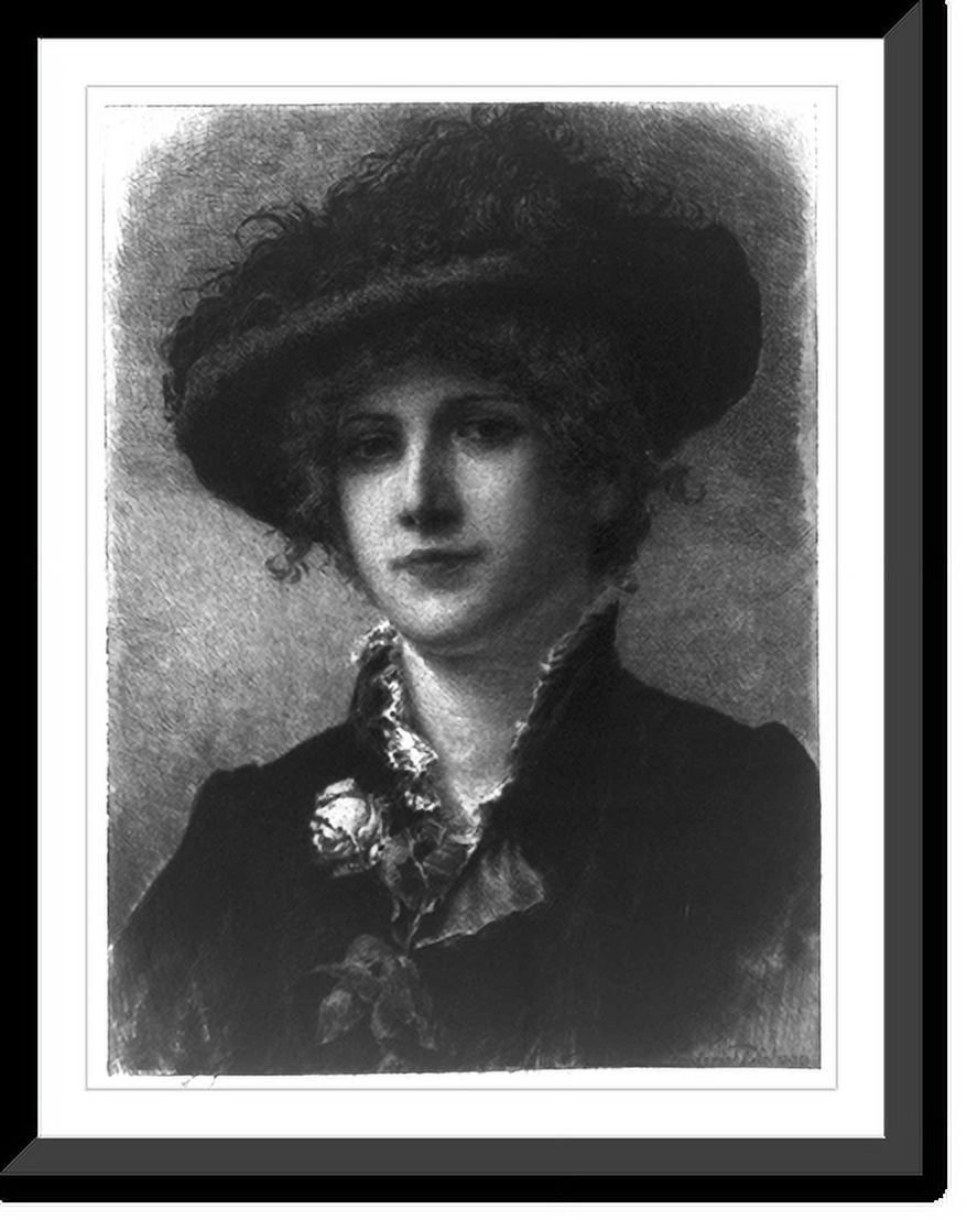 Historic Framed Print, [A tropical flower], 17-7/8" x 21-7/8" - Walmart.com