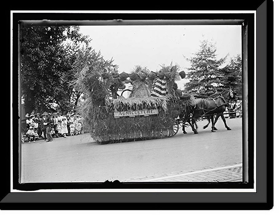 Historic Framed Print, AGRICULTURE DEPARTMENT. 4TH OF JULY PARADE ...