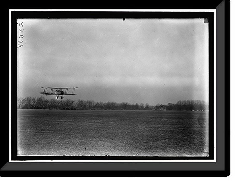 Historic Framed Print, ALLIED AIRCRAFT. DEMONSTRATION AT POLO GROUNDS ...
