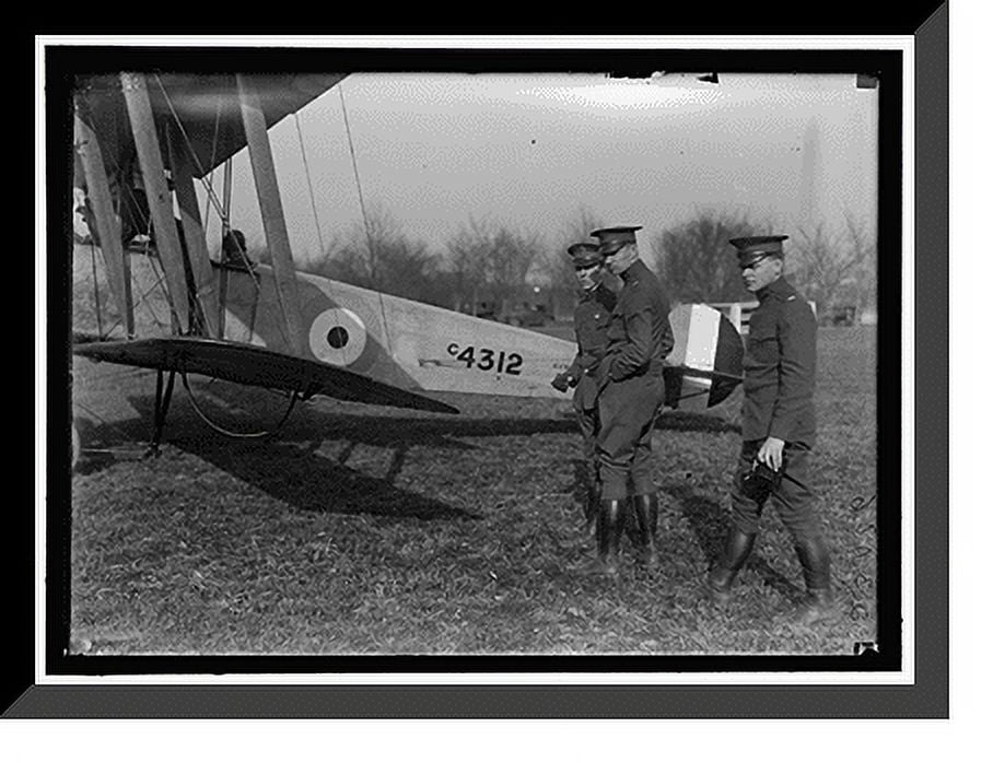 Historic Framed Print, ALLIED AIRCRAFT. DEMONSTRATION AT POLO GROUNDS ...