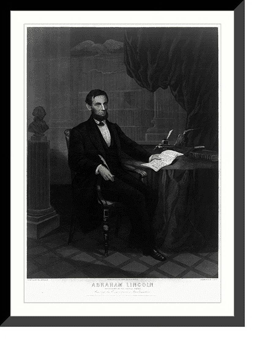 Historic Framed Print, Abraham Lincoln. President of the United States ...
