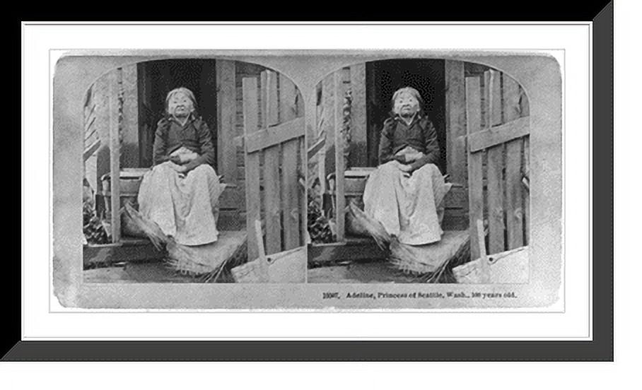 Historic Framed Print, Adeline [i.e., Angeline?] Princess of Seattle ...