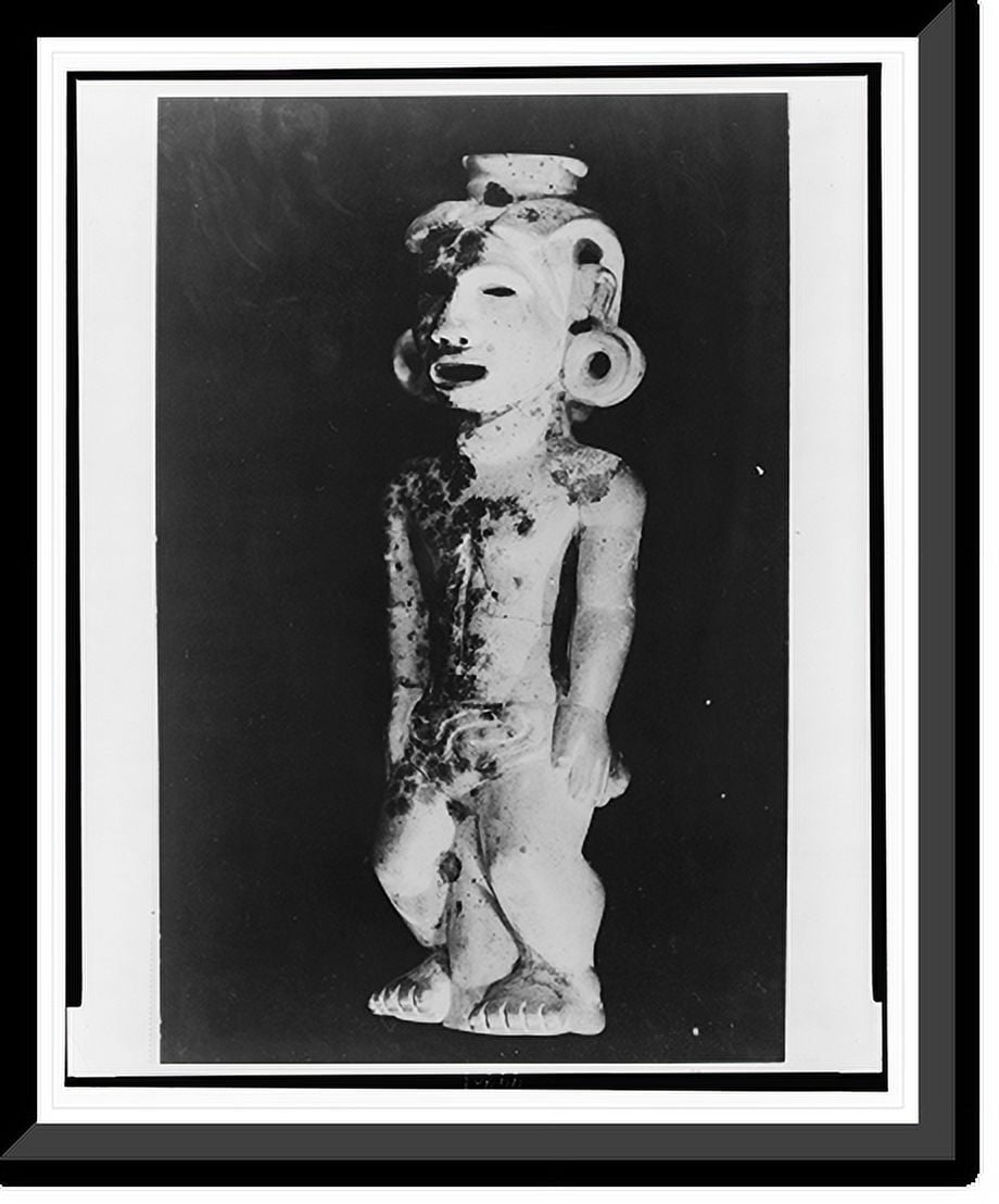 Historic Framed Print, The Adena Pipe, discovered in 1901 during ...