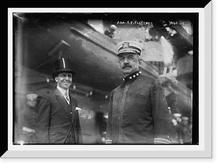 Historic Framed Print, Adm. F.F. Fletcher, 17-7/8" x 21-7/8" - Walmart.com