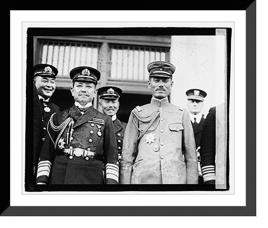 Historic Framed Print, Admil. Kato & Maj. Gen'l. K. Tanaka, 17-7/8" x ...