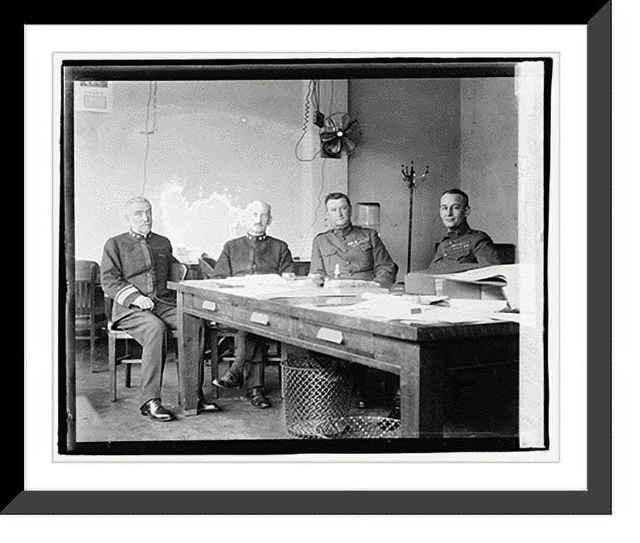 Historic Framed Print, Admils. Jas. H. Oliver, Henry [...], Maj. Gen. W ...