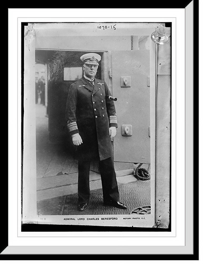 Historic Framed Print, Admiral Lord Charles Beresford in uniform ...