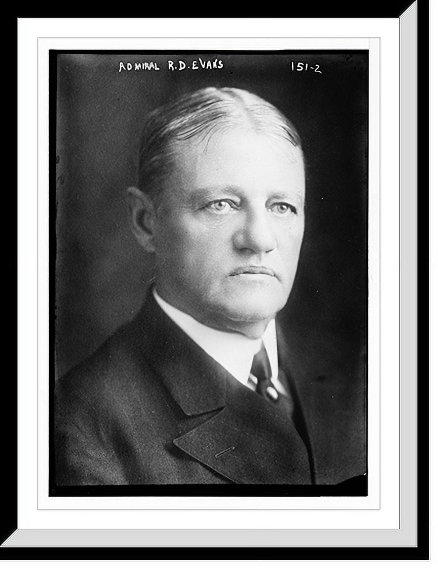 Historic Framed Print, Admiral R.D. Evans, portrait bust, 17-7/8" x 21 ...