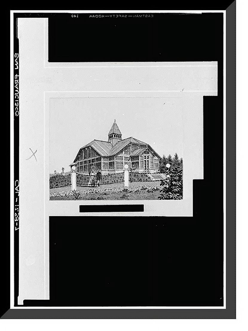 Historic Framed Print, Adolph Sutro House, Point Lobos & Forty-Eighth ...