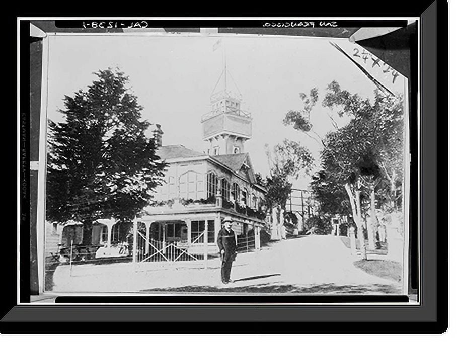 Historic Framed Print, Adolph Sutro House, Point Lobos & Forty-Eighth ...