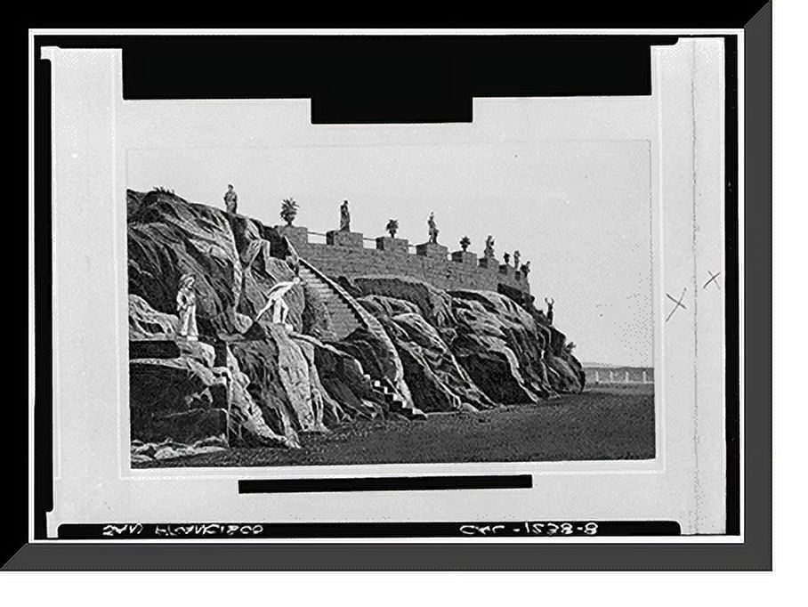Historic Framed Print, Adolph Sutro House, Point Lobos & Forty-Eighth ...