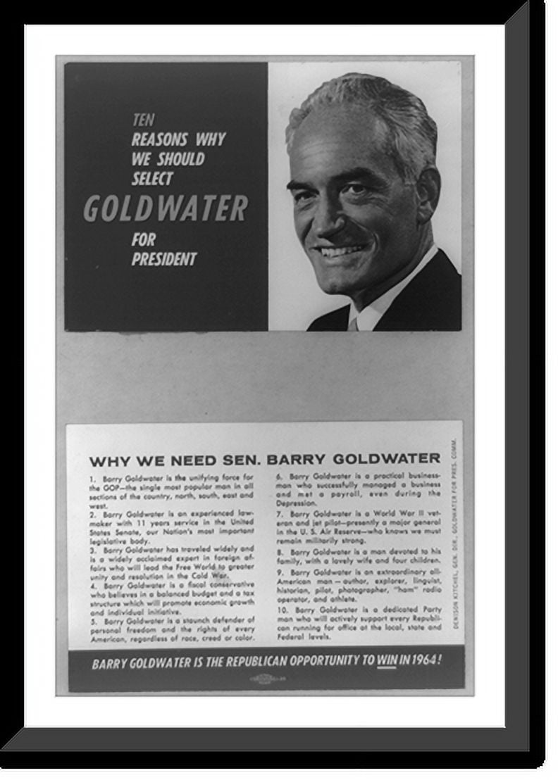Barry Goldwater President Poster