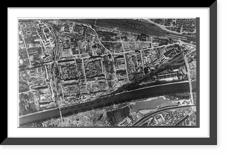 Historic Framed Print, [Aerial photo of strategic bombing by 8th USAF ...