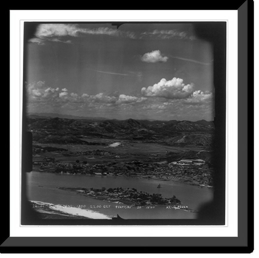 Historic Framed Print, [Aerial views of Keijo, Korea] - 2, 17-7/8" x 21 ...