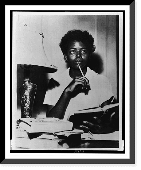 Historic Framed Print, [African American student Elizabeth Eckford ...