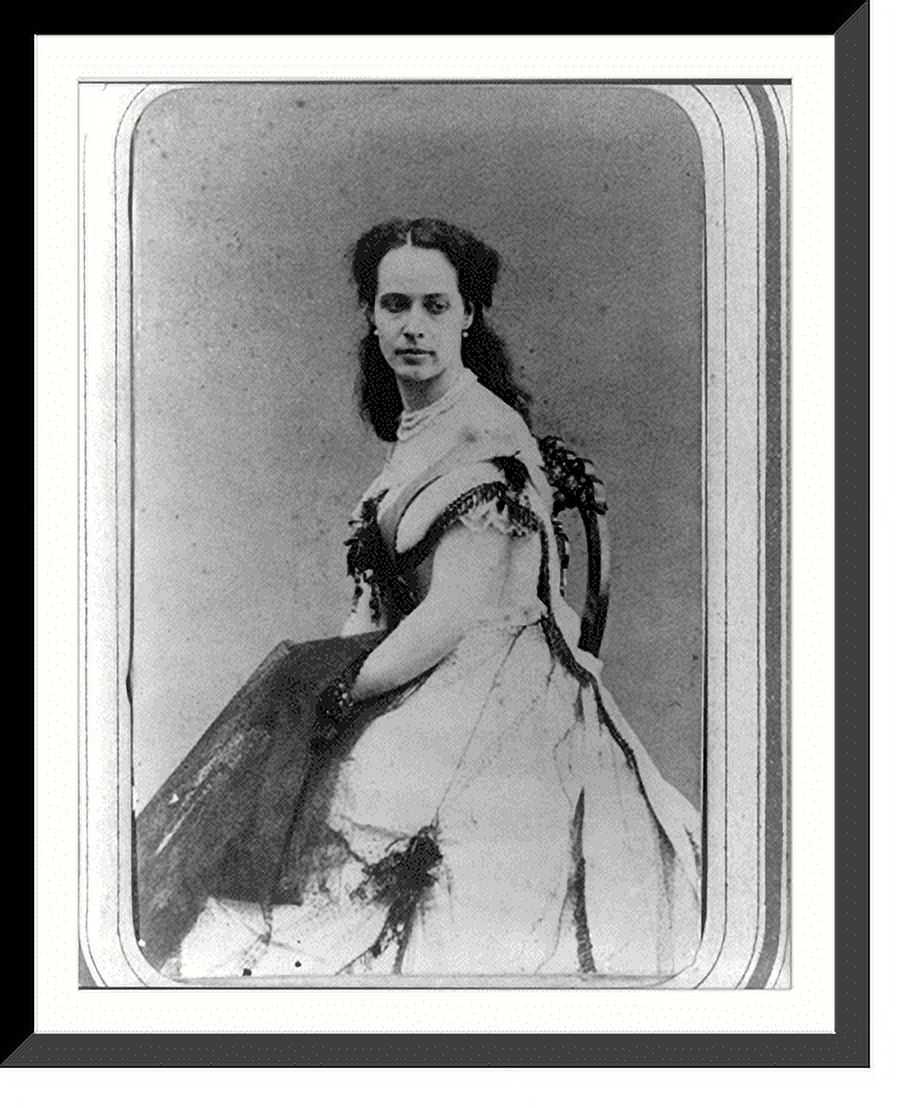 Historic Framed Print, [Agnes Elisabeth Winona Leclerq Joy Salm-Salm ...