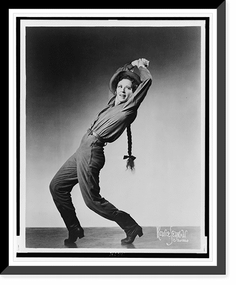 Historic Framed Print, Agnes de Mille, choreographer of Ballet Theatre ...