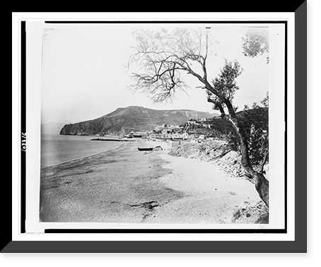 Historic Framed Print, Alassio. Corniche Route, 17-7/8" x 21-7/8 ...
