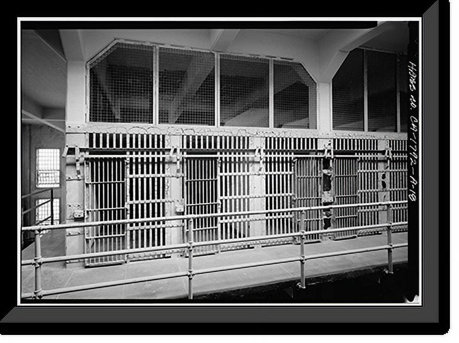 Historic Framed Print, Alcatraz, Cell House, Alcatraz Island, San ...