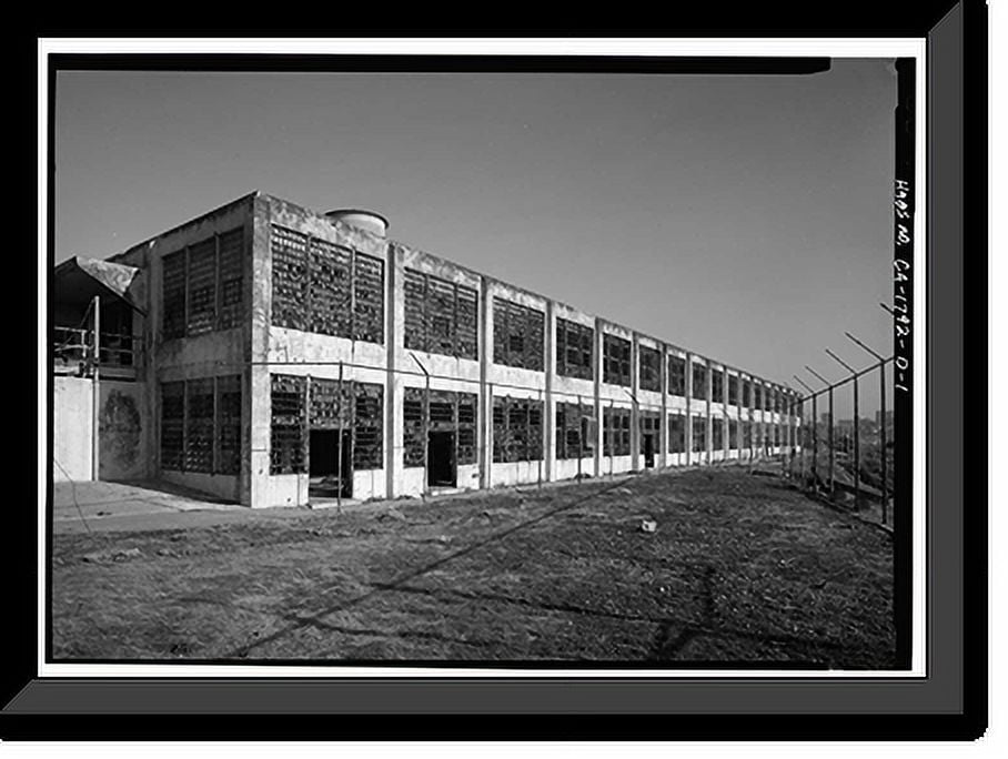 Historic Framed Print, Alcatraz, Laundry Building, Alcatraz Island, San ...