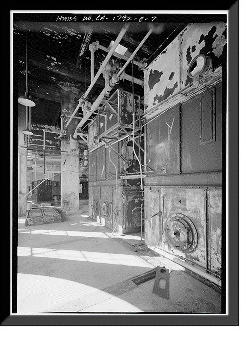 Historic Framed Print, Alcatraz, Power Plant, Alcatraz Island, San ...