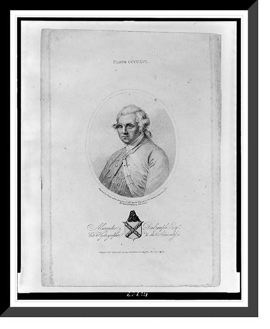 Historic Framed Print, [Alexander Dalrymple, esqr., late hydrographer ...