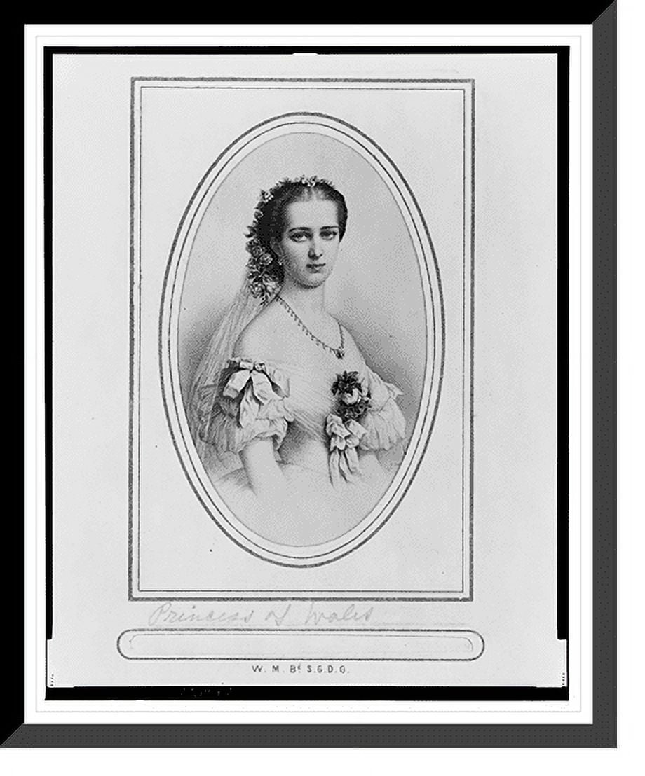 Historic Framed Print, [Alexandra, Princess of Wales, half-length ...