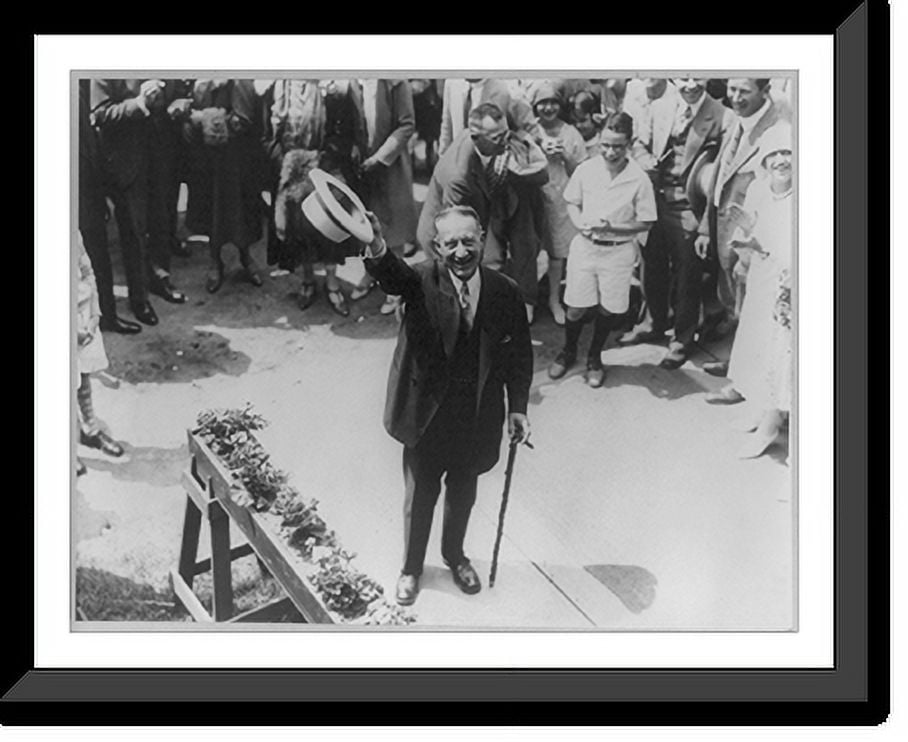 Historic Framed Print, [Alfred Emanuel Smith, 1873-1944, full-length ...