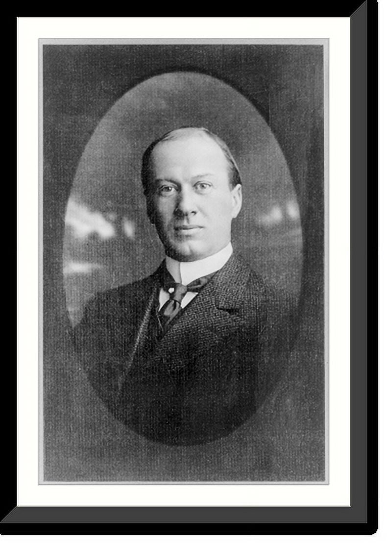 Historic Framed Print, [Alfred Irenee DuPont, bust portrait, facing ...