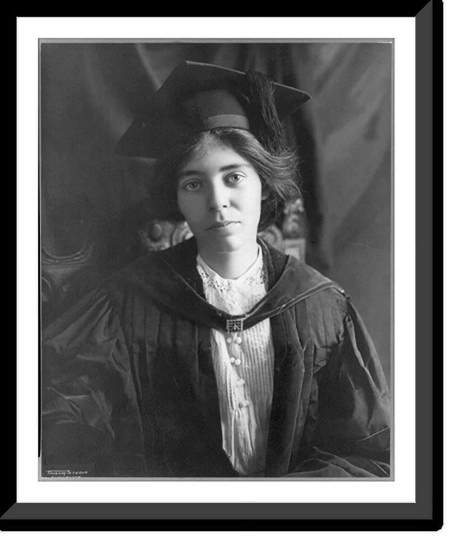 Historic Framed Print, [Alice Paul, head-and-shoulders portrait, facing ...