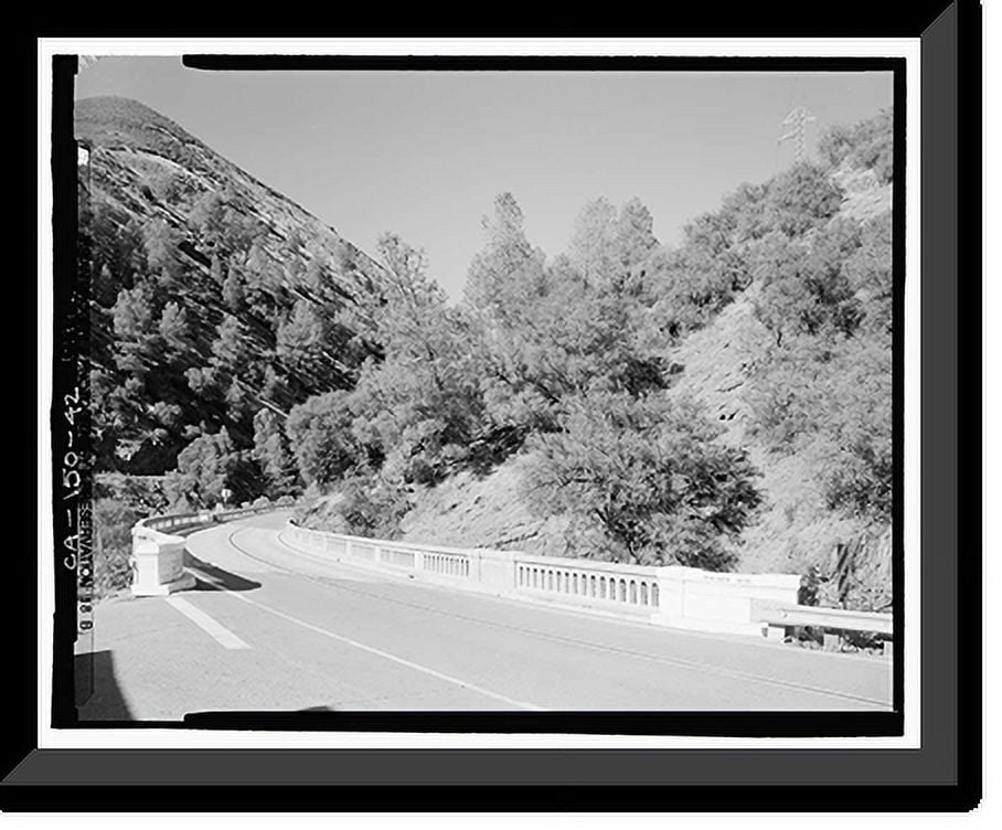 Historic Framed Print, All Year Highway, Between Arch Rock & Yosemite ...