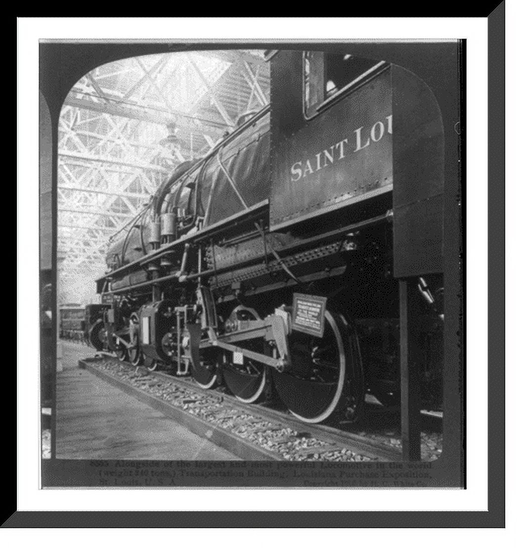 Historic Framed Print, Alongside the largest and most powerful ...