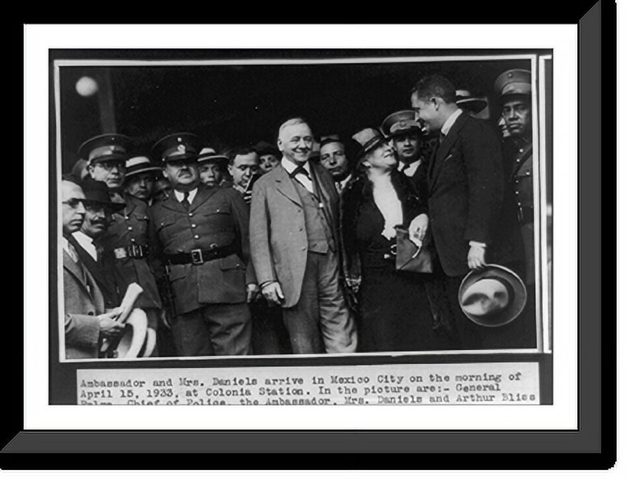 Historic Framed Print, Ambassador [Josephus Daniels] and Mrs. Daniels ...